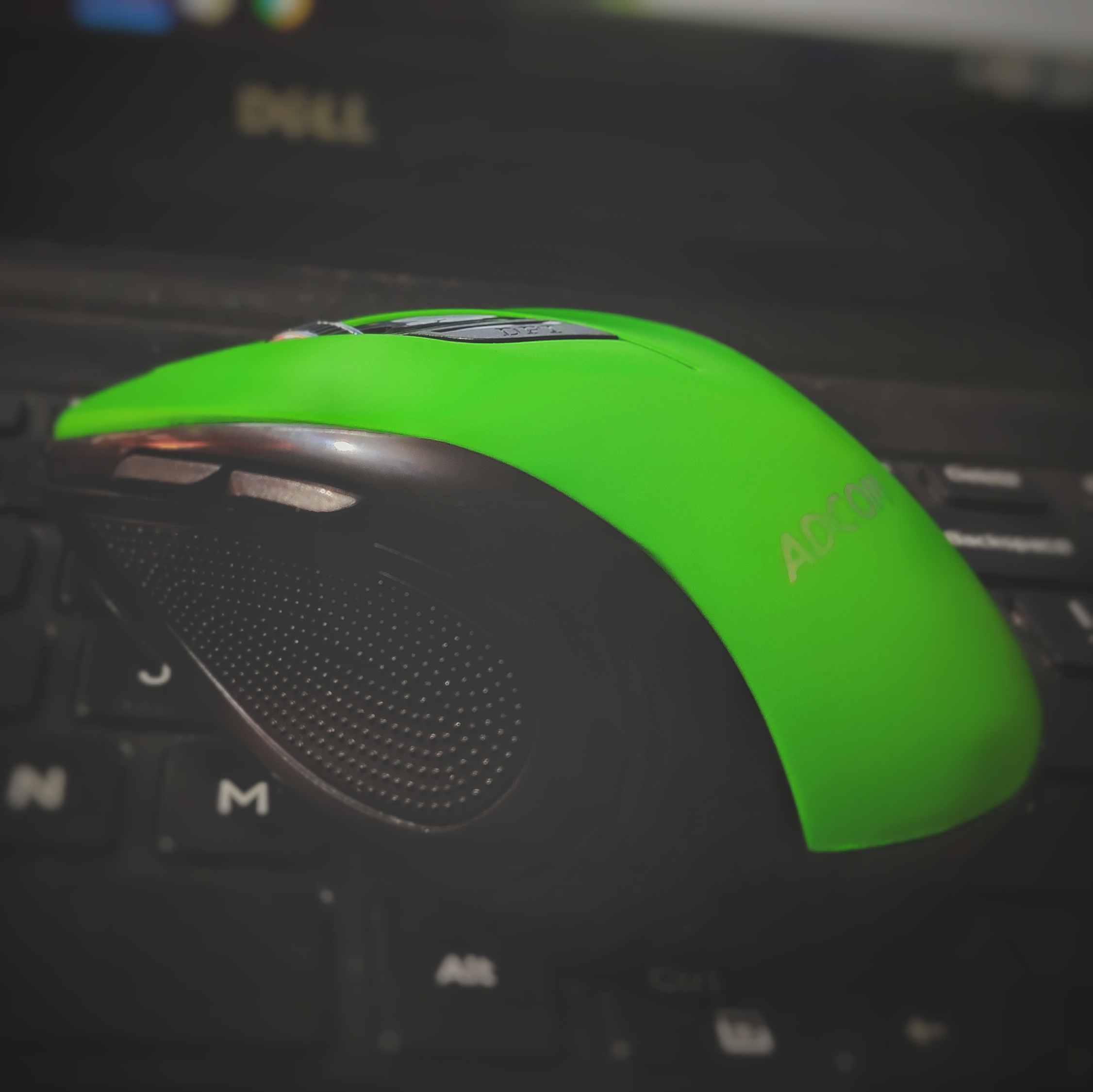 6D Slim Wireless Optical Super Mouse with 2.4GHz Nano Receiver (Green ...