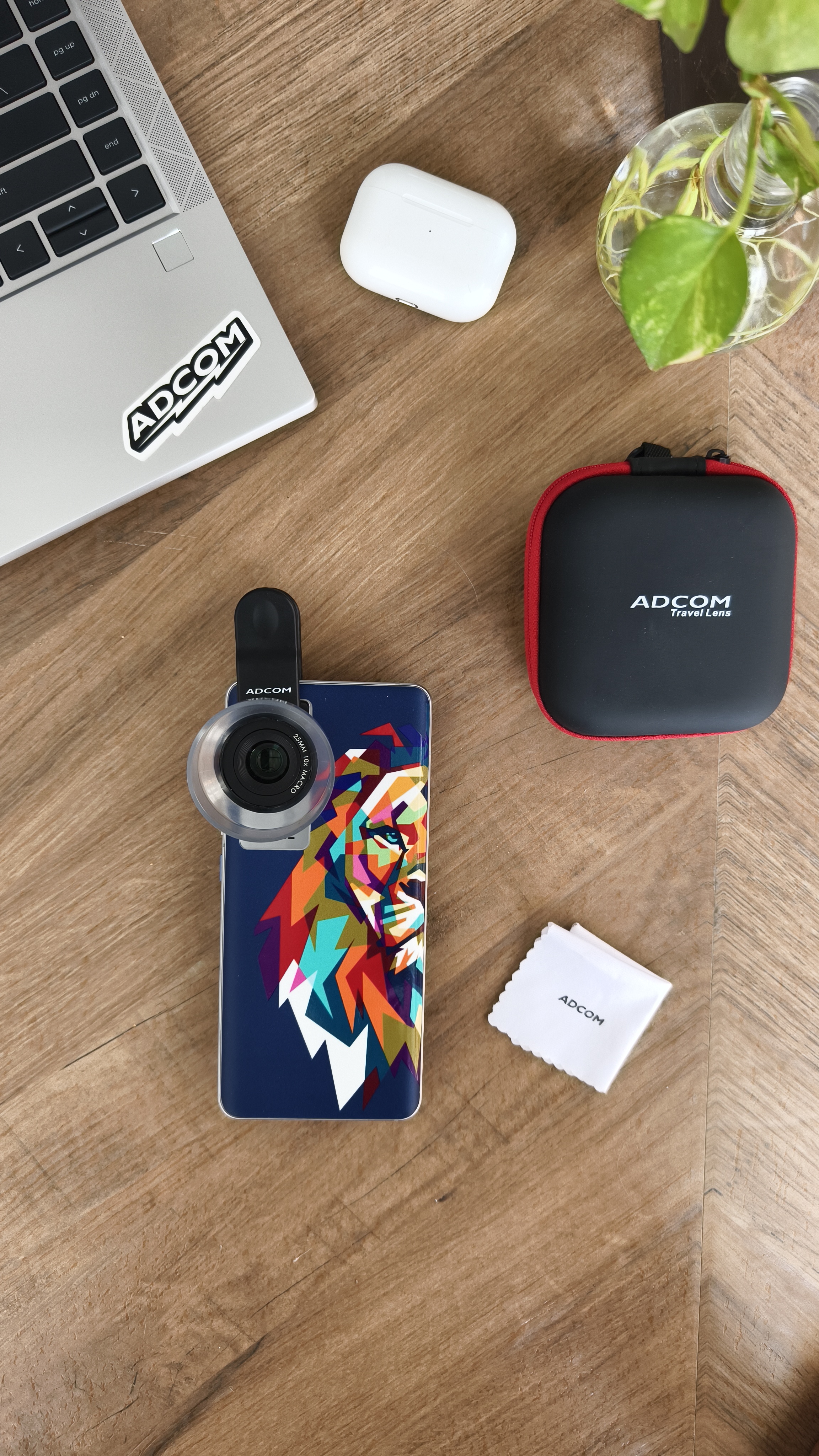 Professional HD 10x Macro Mobile Phone Camera Lens (Black) | Adcom India :)