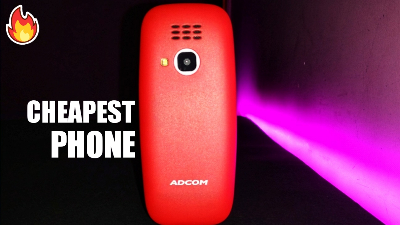 A111 Dual Sim Mobile Phone (Red) | Adcom India :)