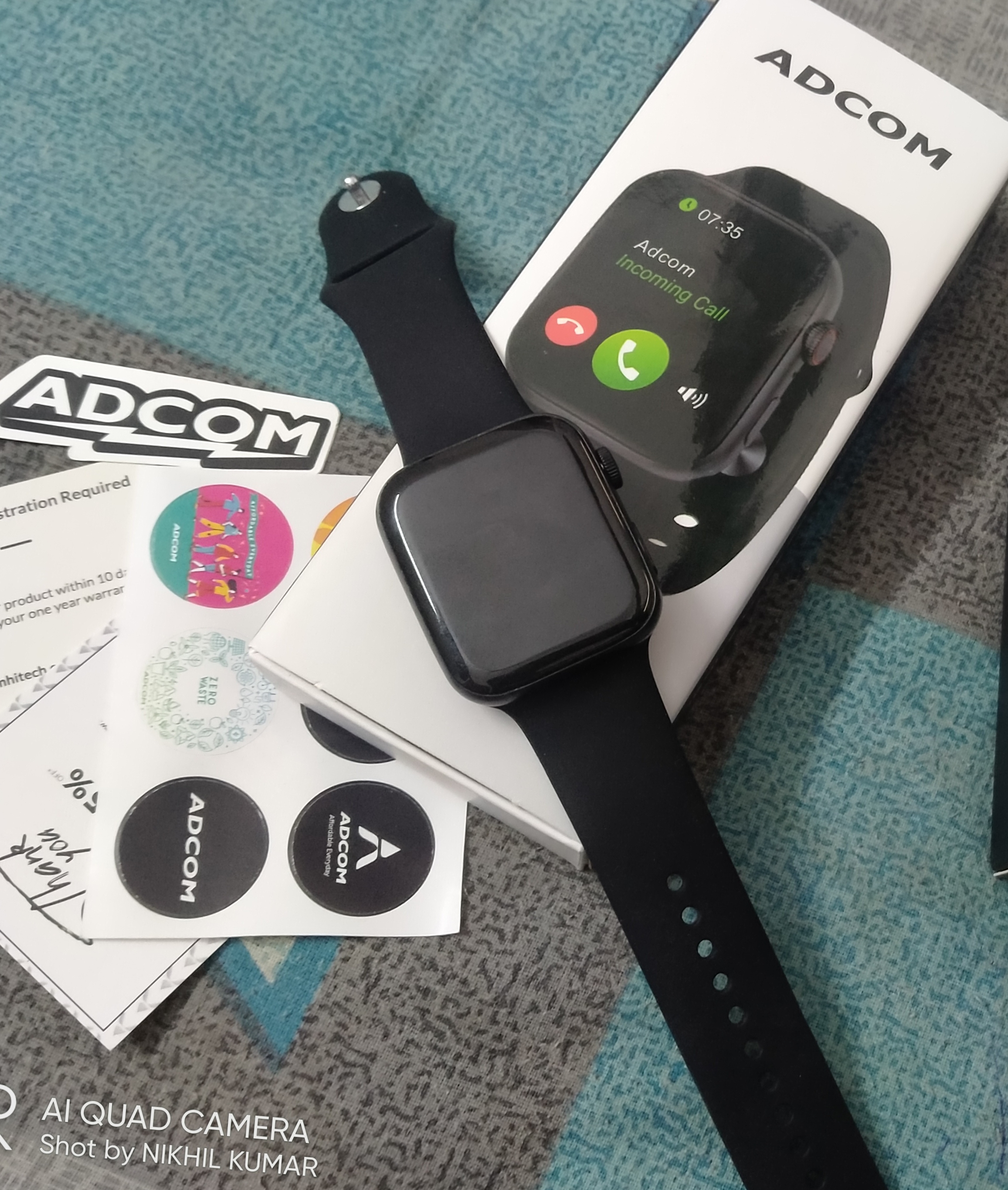 Adcom Ignite Voice Smartwatch with Bluetooth Calling | Adcom India :)