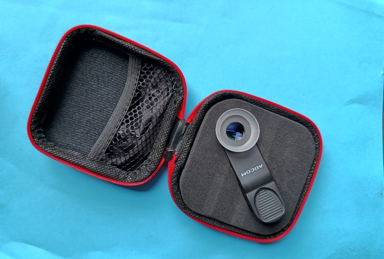 12x/24x Macro Mobile Phone Camera Lens with Lens Hood (Black) | Adcom ...