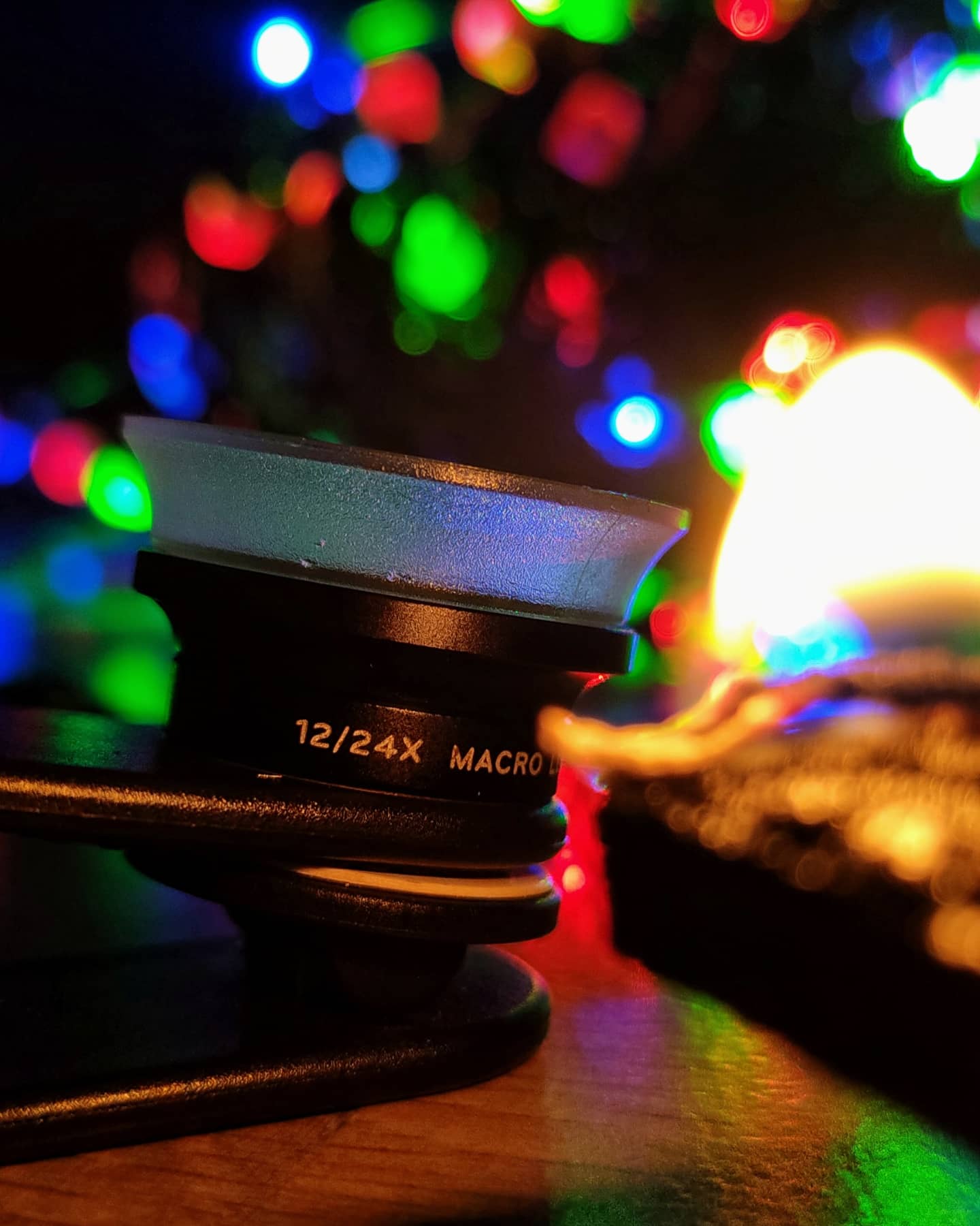 12x/24x Macro Mobile Phone Camera Lens with Lens Hood (Black) | Adcom ...