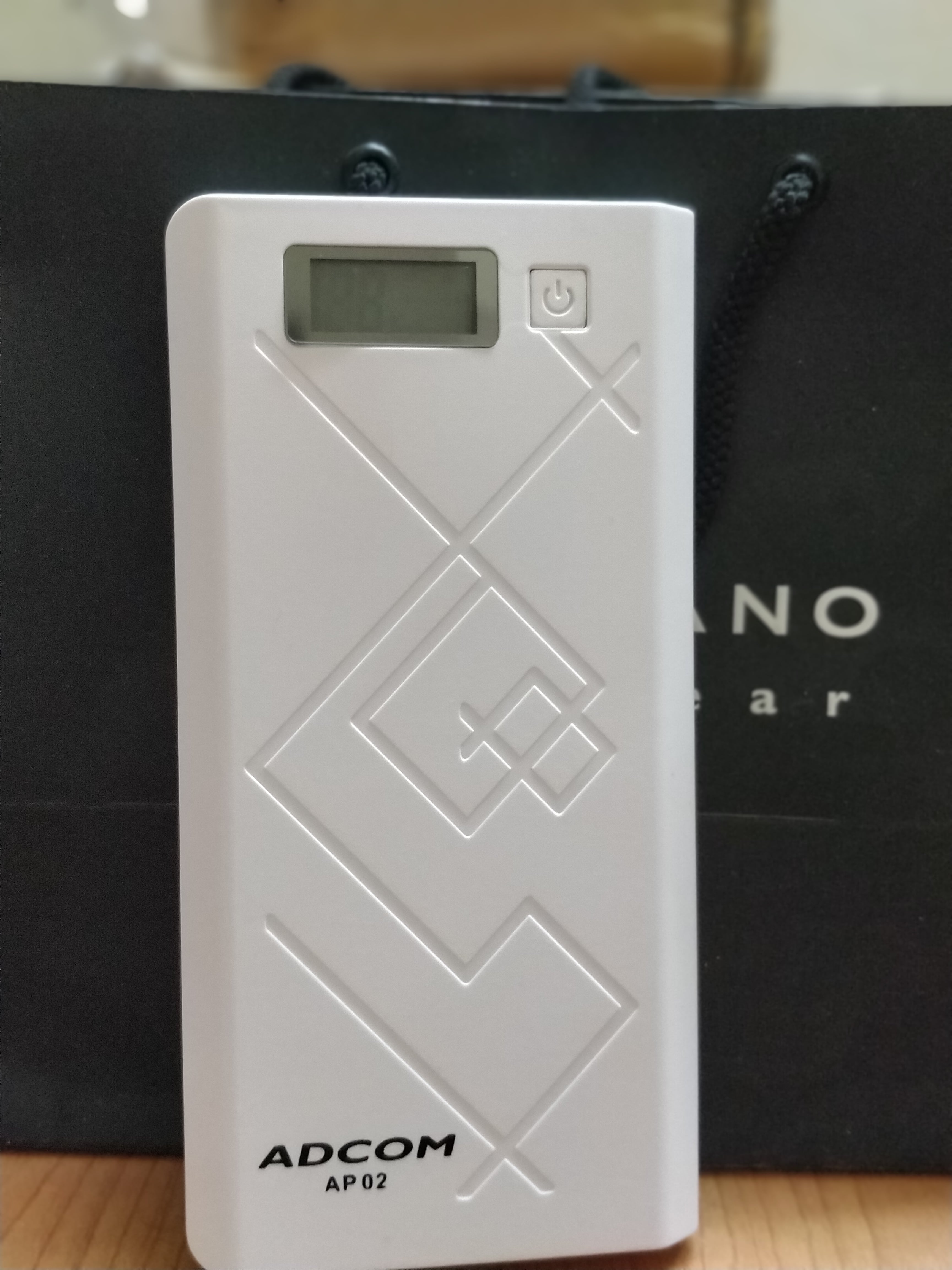 20000mAh Powerbank with LCD Display (White) | Adcom India :)
