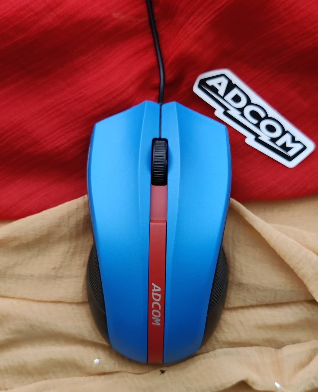 AD-1145 USB Wired 3D Optical Mouse (Matte Blue, Large Size) | Adcom ...