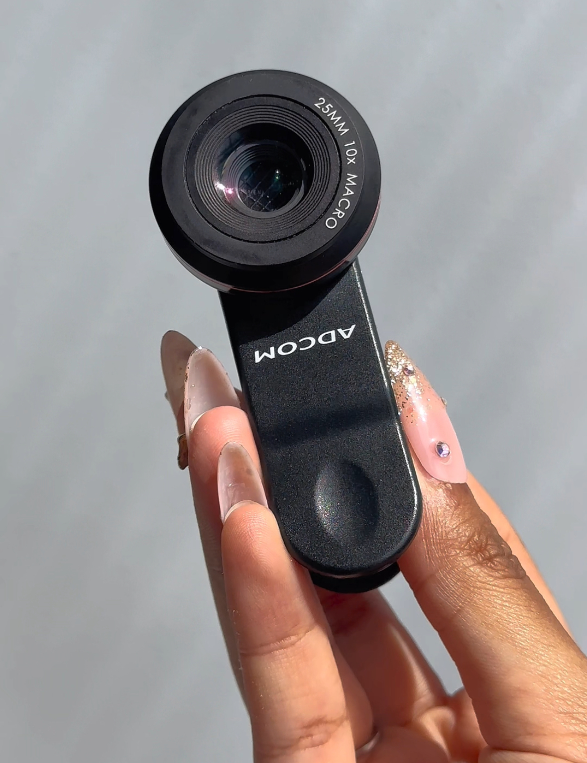 Professional HD 10x Macro Mobile Phone Camera Lens (Black) | Adcom India :)