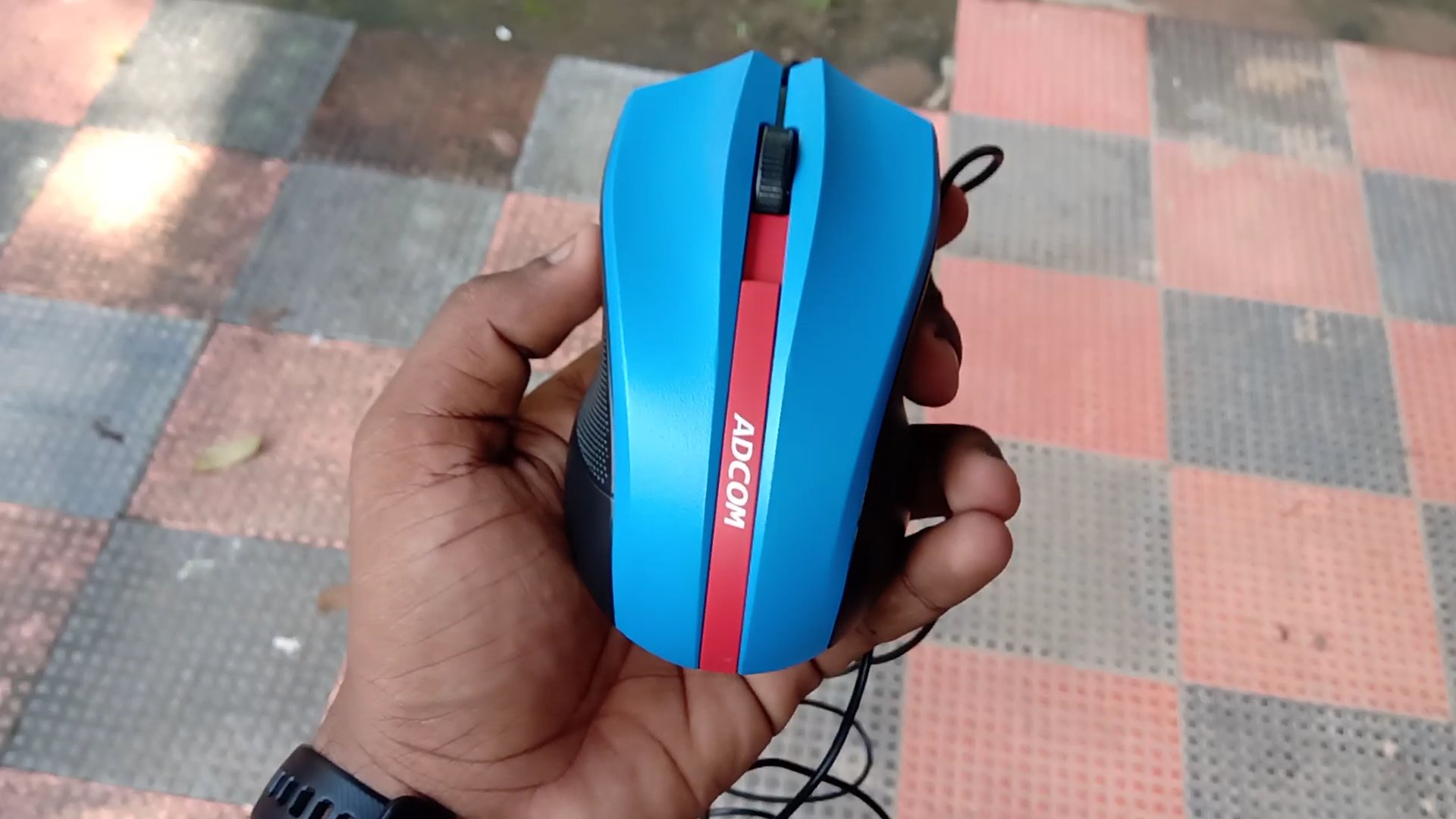 AD-1145 USB Wired 3D Optical Mouse (Matte Blue, Large Size) | Adcom ...