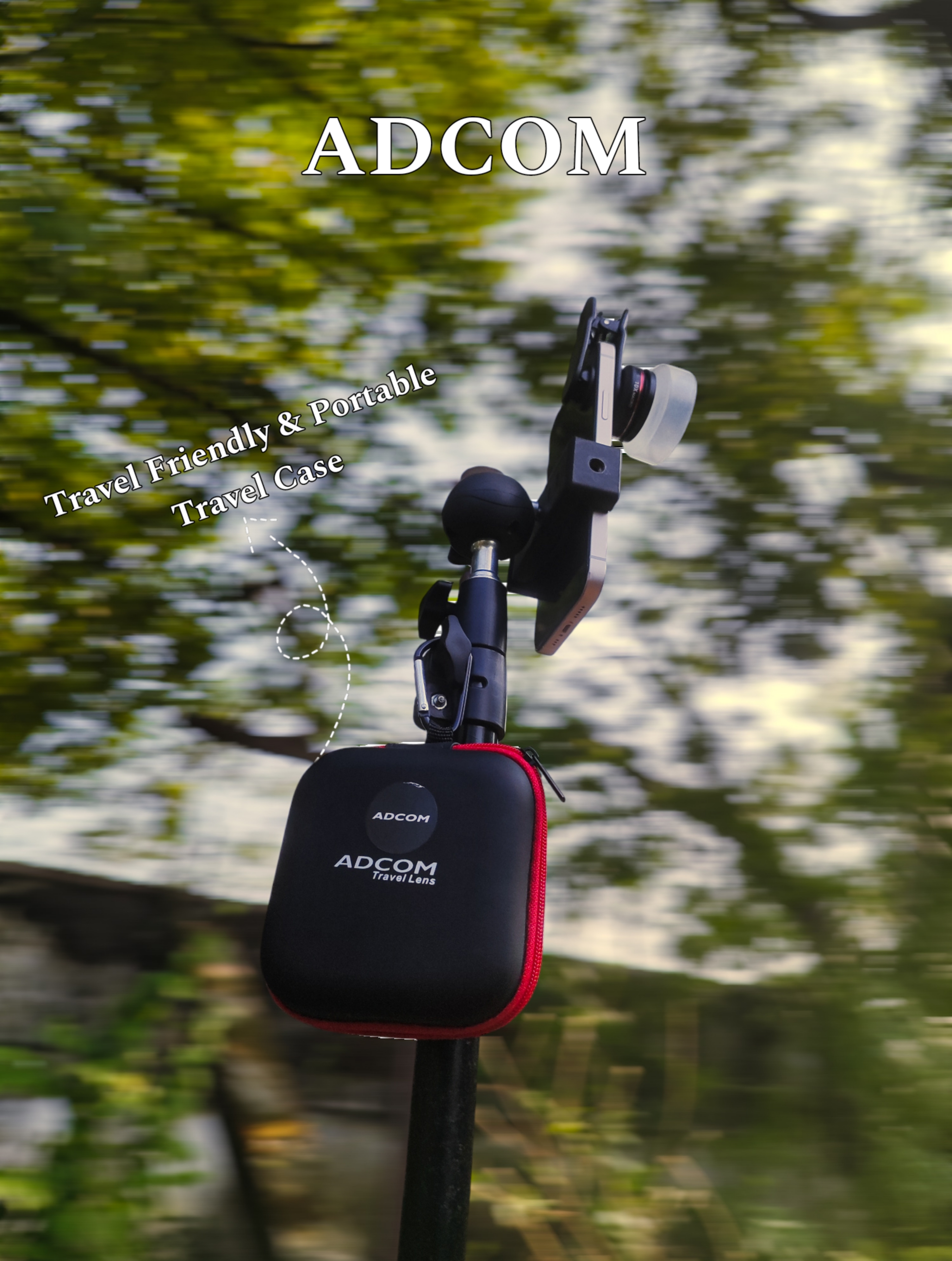 Professional HD 10x Macro Mobile Phone Camera Lens (Black) | Adcom India :)