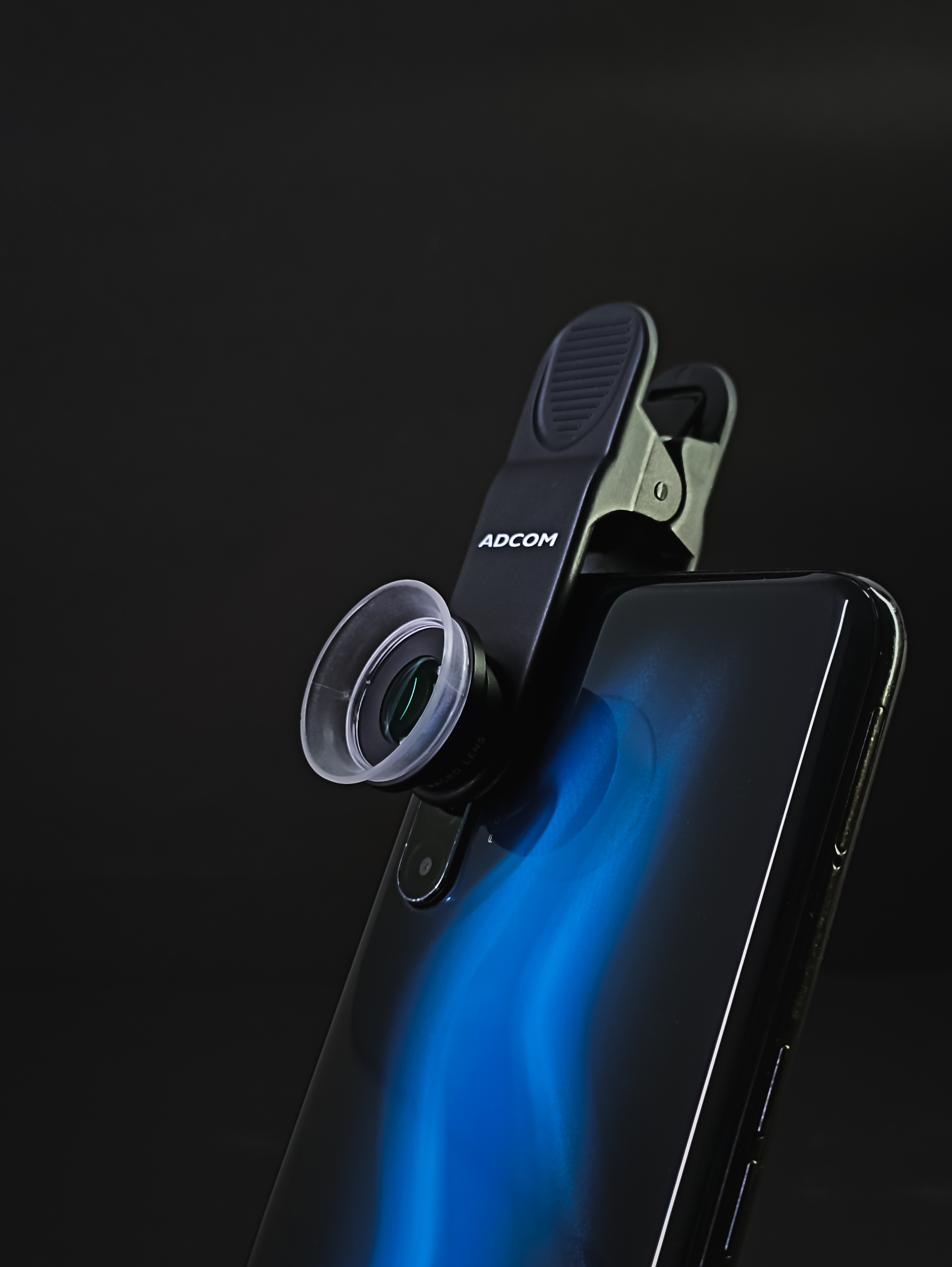 12x/24x Macro Mobile Phone Camera Lens with Lens Hood (Black) | Adcom ...