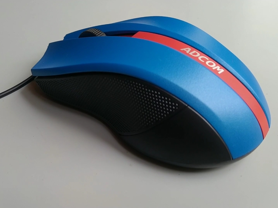 AD-1145 USB Wired 3D Optical Mouse (Matte Blue, Large Size) | Adcom ...