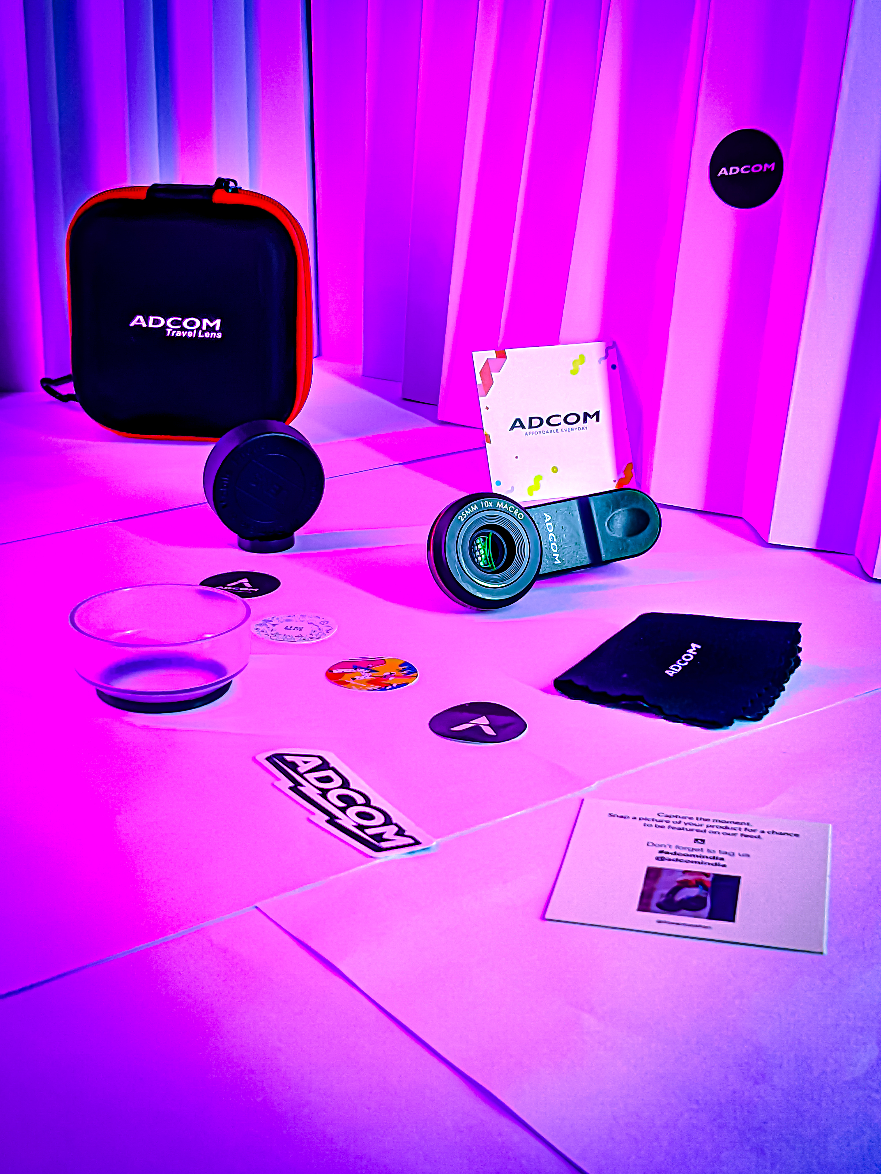 Professional HD 10x Macro Mobile Phone Camera Lens (Black) | Adcom India :)